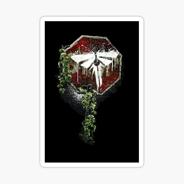 "The last of us the last of us part 2 firefly stop sign" Sticker for ...