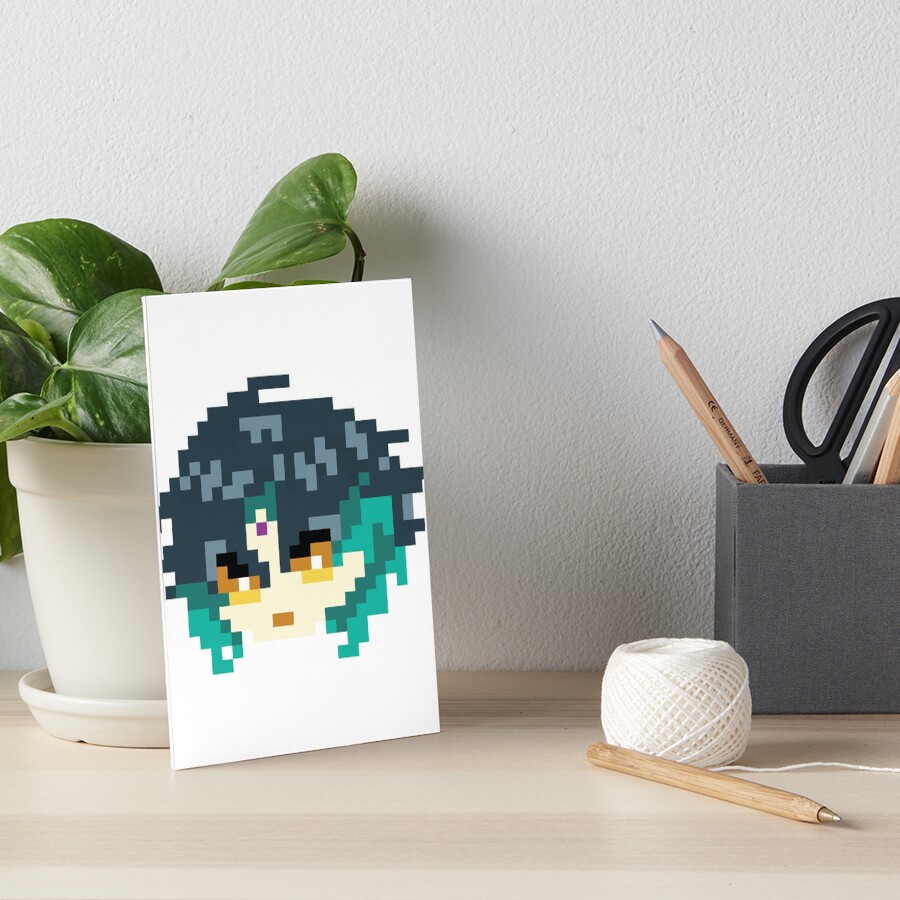 "xiao pixel art genshin impact" Art Board Print for Sale by Nexlarav ...