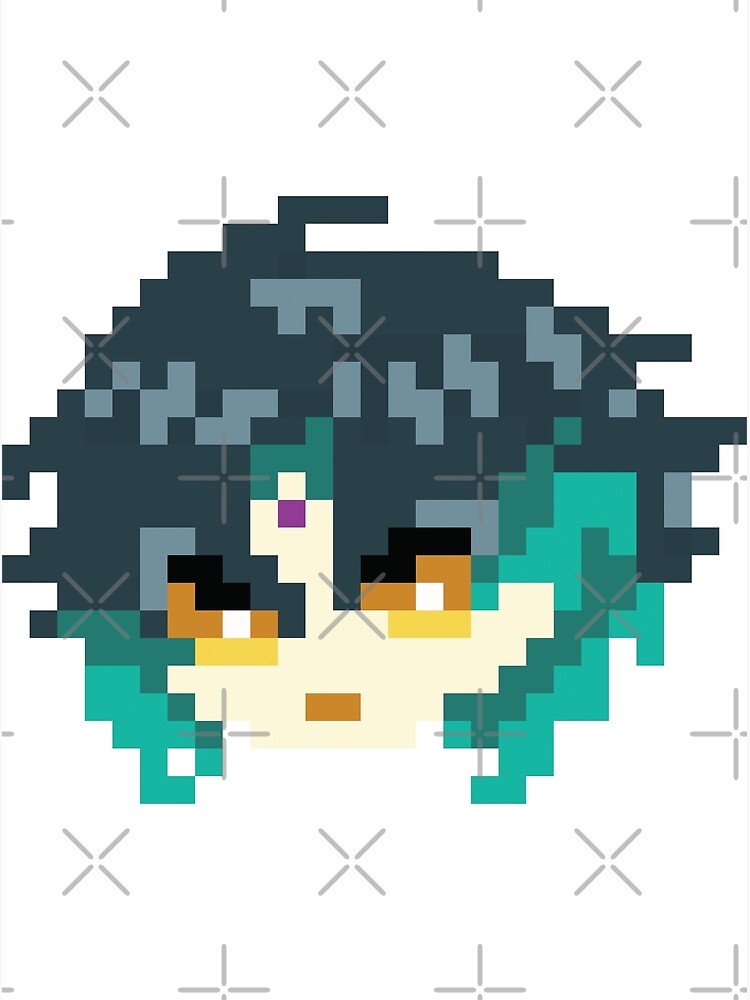 Poster « xiao pixel art genshin impact », par Nexlarav | Redbubble