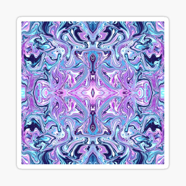 "Rorschach Blue Raspberry" Sticker for Sale by mands-pands | Redbubble