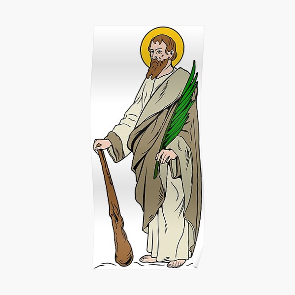 "ST JUDE " Poster by CatholicSaints | Redbubble