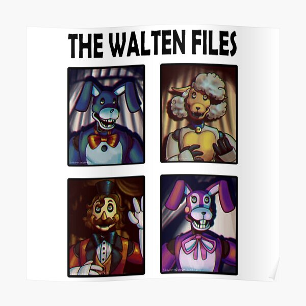 "the walten files four" Poster for Sale by RBTP10 | Redbubble