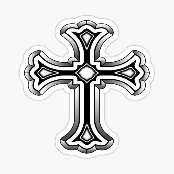 "Christian cross " Sticker for Sale by dulani1 | Redbubble