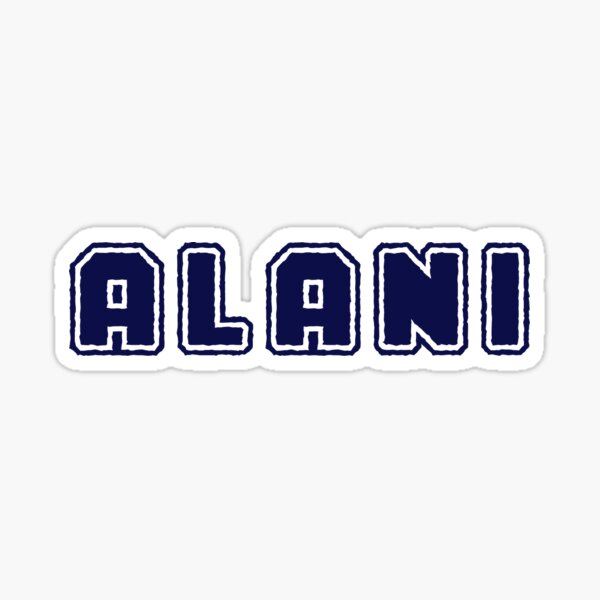 "ALANI" Sticker for Sale by yalinsolomon | Redbubble