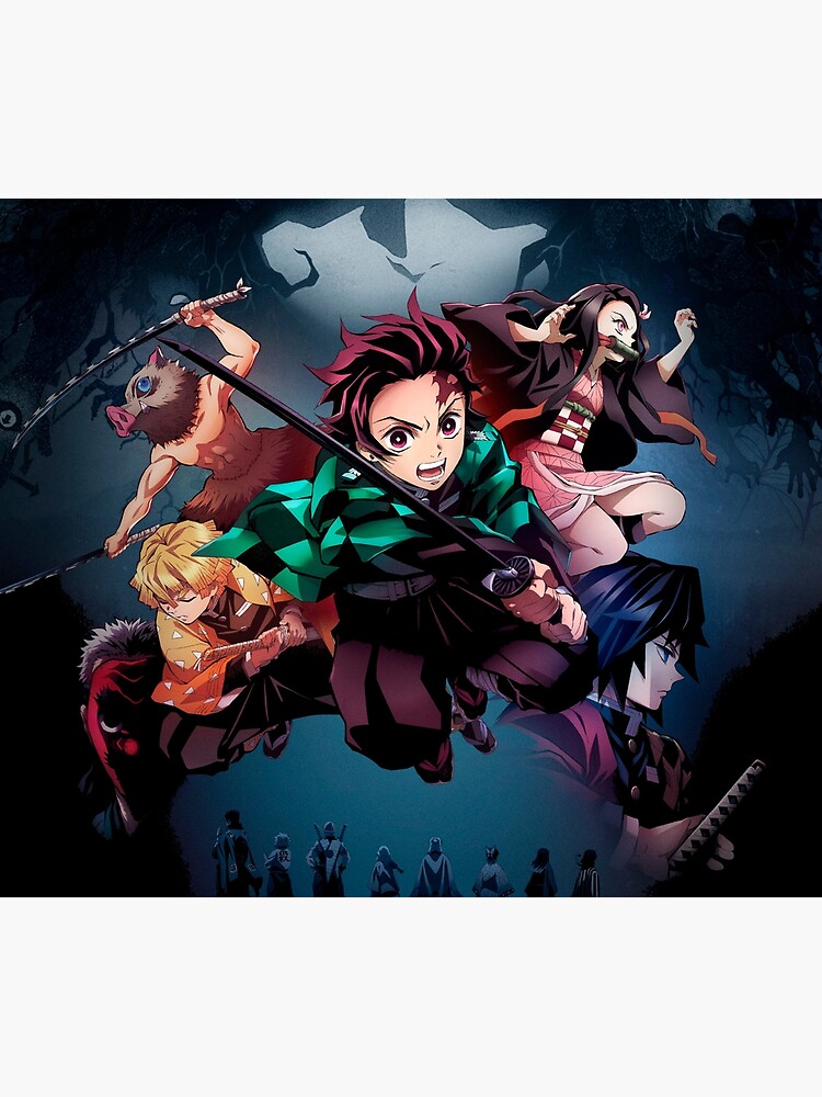 Demon slayer Throw Blanket sold by Mark Scene | SKU 1105016 | Printerval