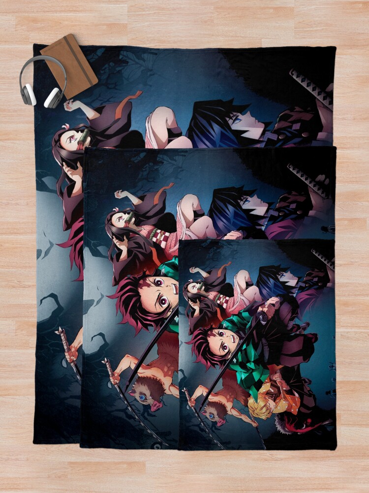 Demon slayer Throw Blanket sold by Mark Scene | SKU 1105016 | Printerval