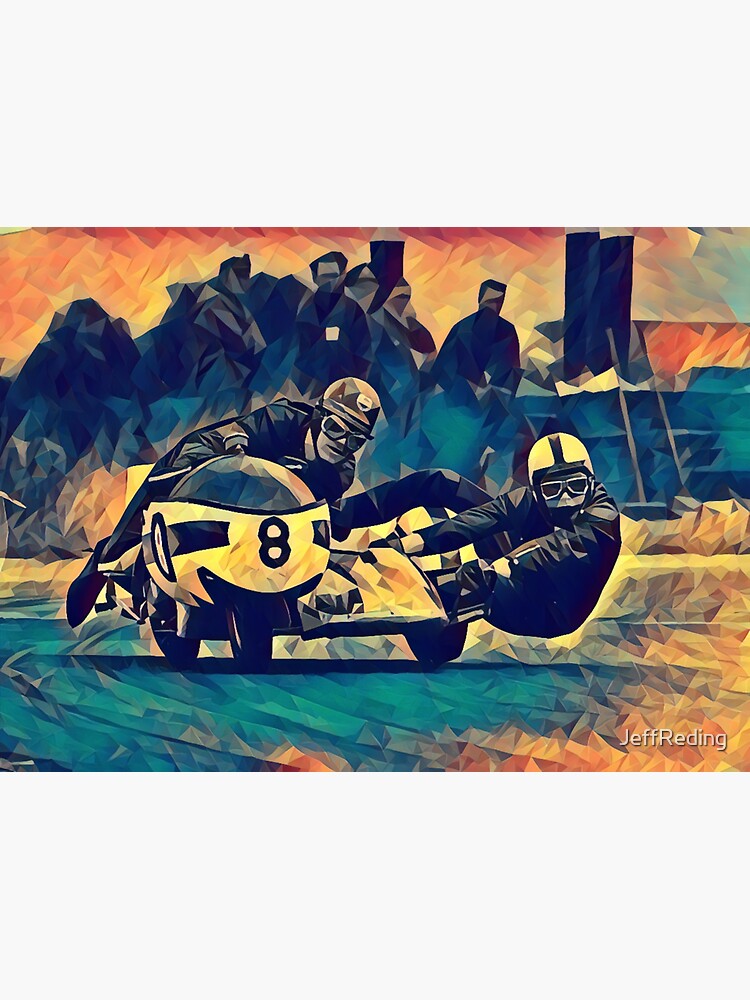 "Sidecar bike" Sticker for Sale by JeffReding | Redbubble