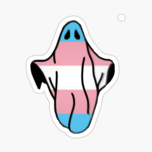 "Trans Ghost" Sticker for Sale by ThackerDesign | Redbubble