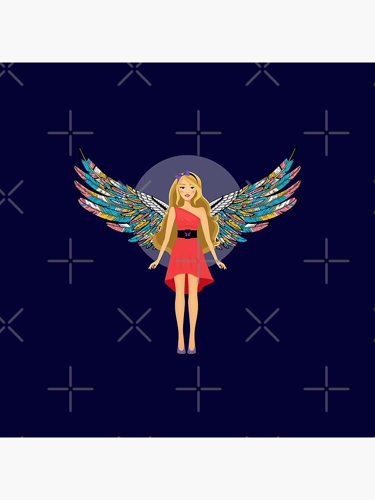 "Modern Angel Illustration" Poster by SLGreenArrow | Redbubble