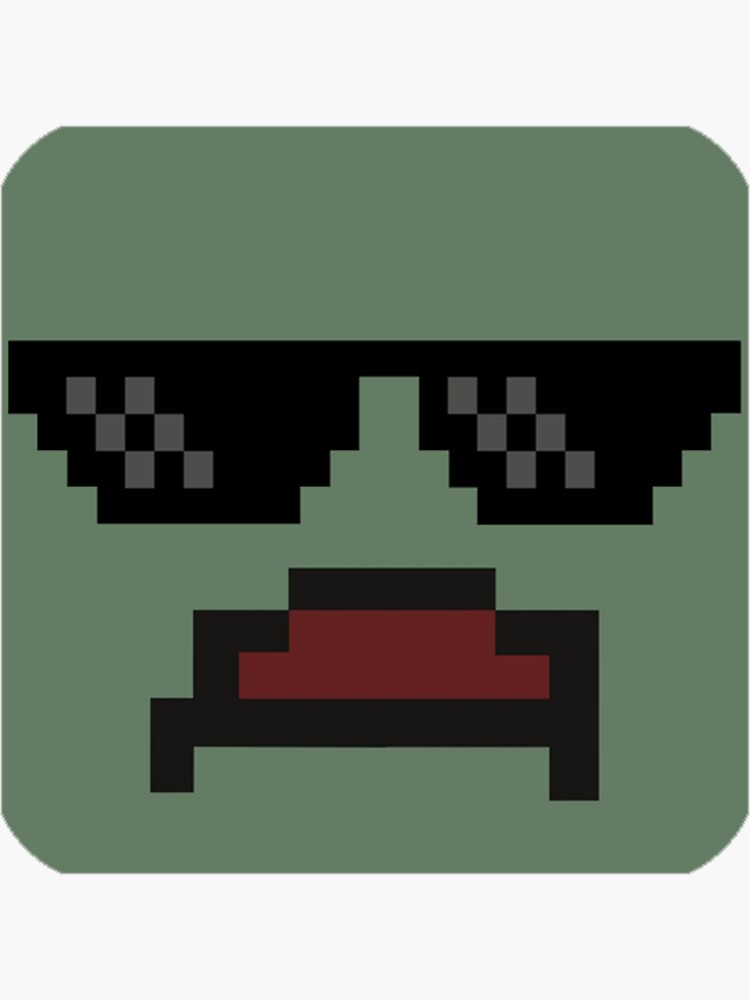 "Unturned Cool Zombie" Sticker for Sale by Loopymoomoo | Redbubble