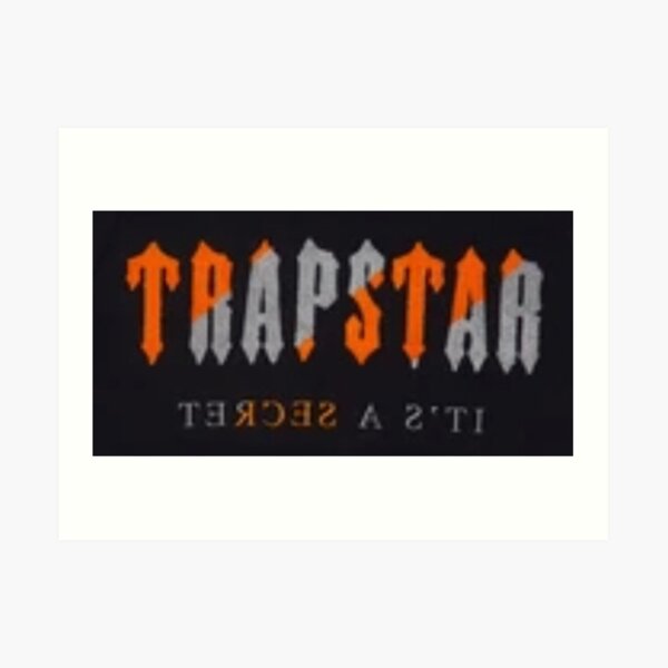 "TRAPSTAR Orange Stripes" Art Print by DleVerified | Redbubble