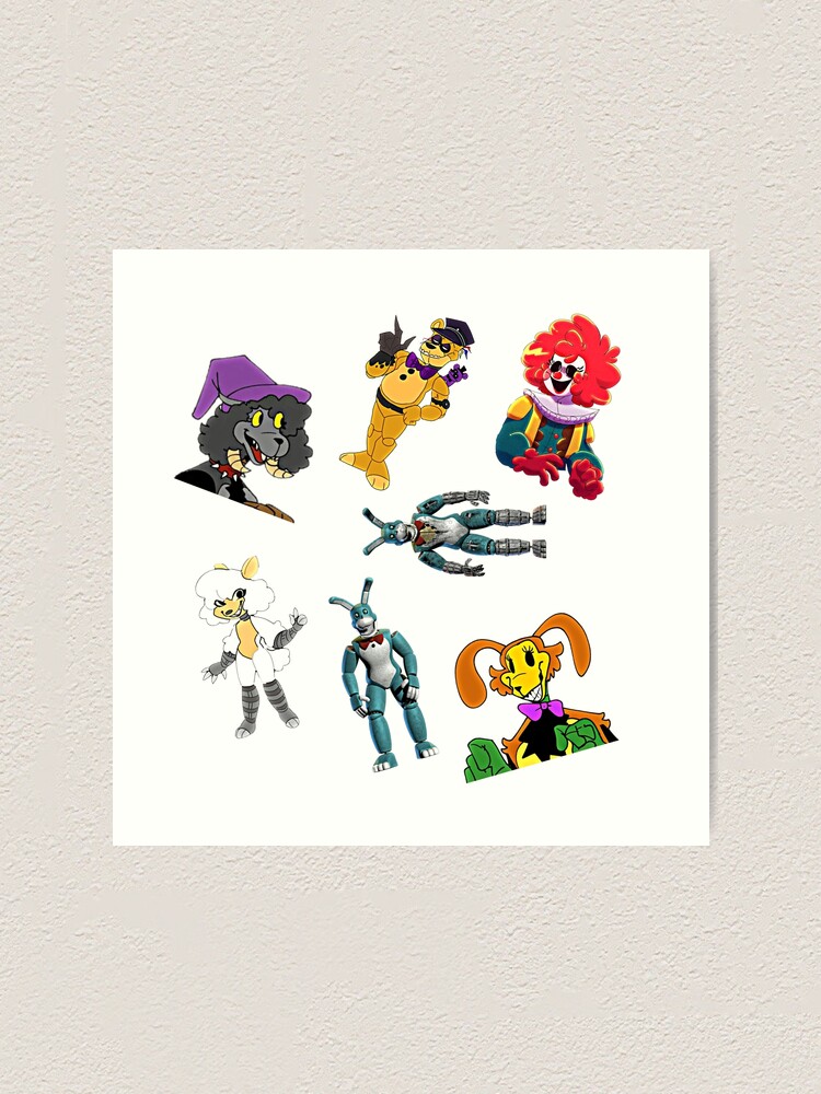"The Walten Files characters " Art Print by Dizzaa | Redbubble