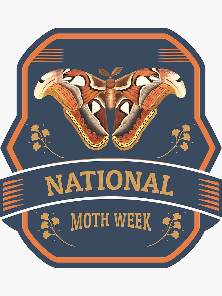 "National Moth Week Butterfly Lepidoptera" Sticker for Sale by ...