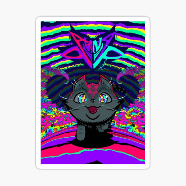 "Catnip Trip" Sticker for Sale by steffenwittig | Redbubble