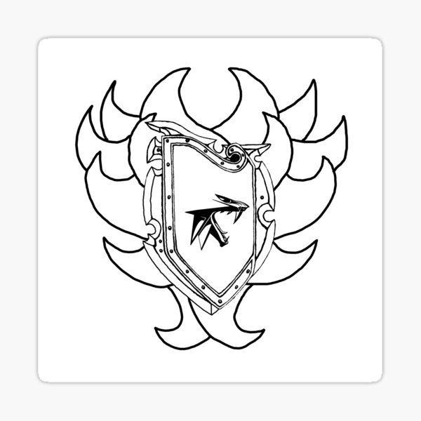 "Shield" Sticker for Sale by TamedDragon | Redbubble