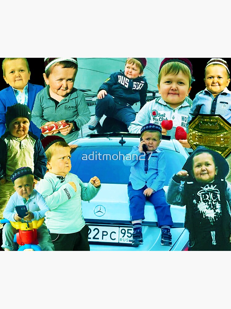 "Hasbulla magomedov collage poster design 2021" Sticker for Sale by ...