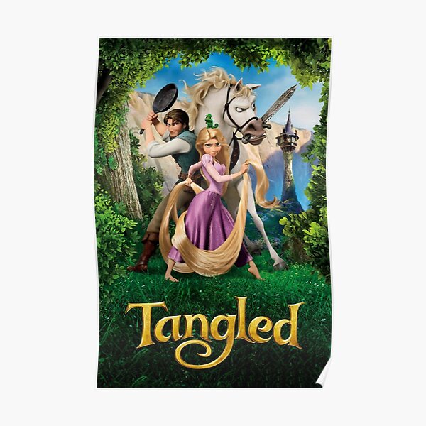 "Movie Classic Tangled Poster" Poster by teripows | Redbubble