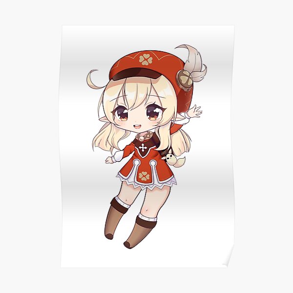 "Genshin Impact Klee chibi" Poster for Sale by nekootti | Redbubble