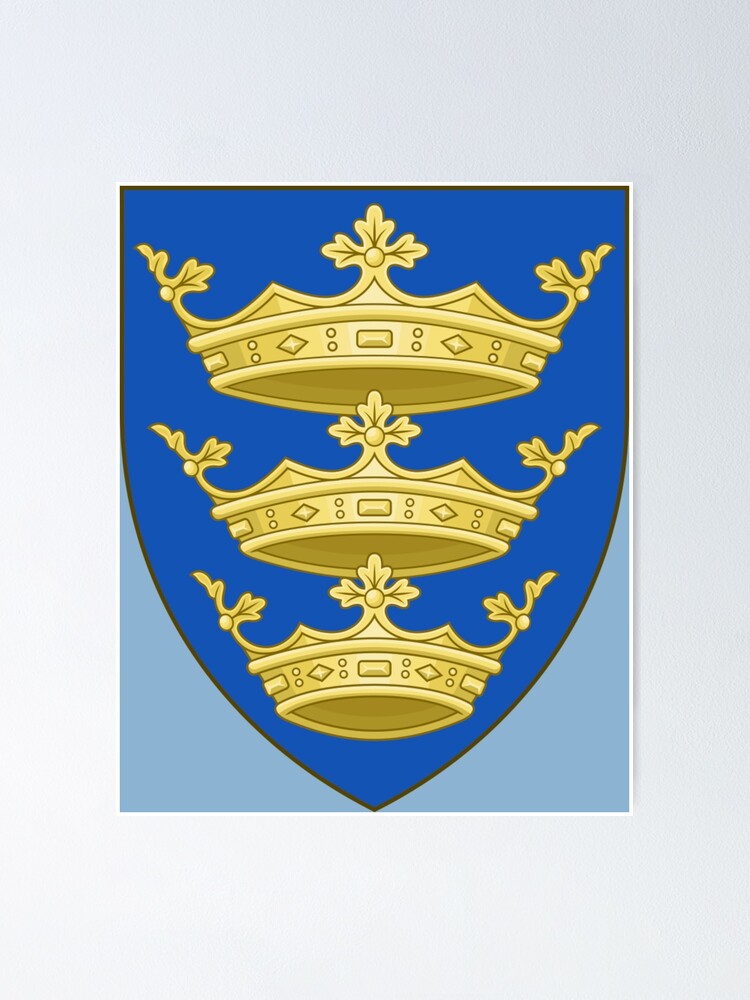 "Coat of Arms of Kingston upon Hull, England" Poster for Sale by Shav ...