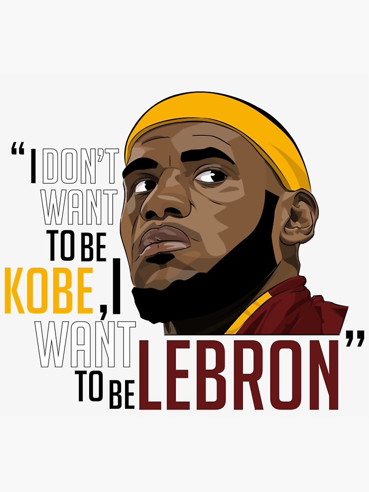 "Lebron James Basketball NBA" Sticker by NiceDesigns53 | Redbubble