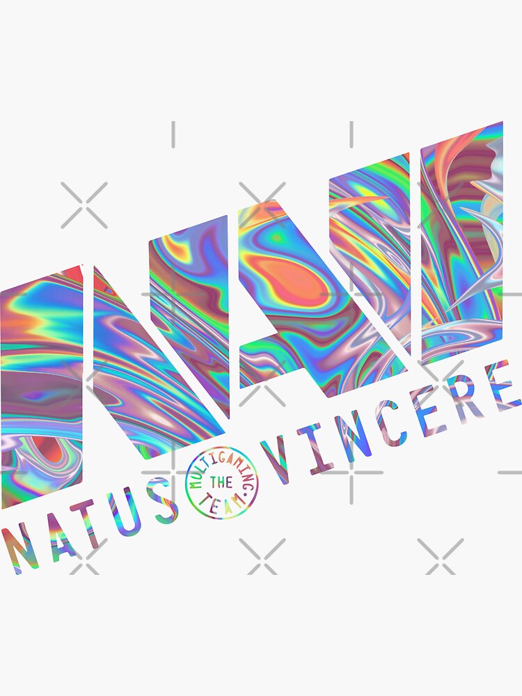 "NAVI Natus Vincere Full Holo" Sticker for Sale by Krabstyx | Redbubble