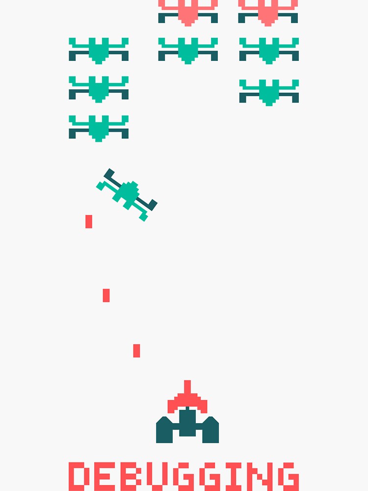 "Debugging" Sticker by yvonnelee1988 | Redbubble