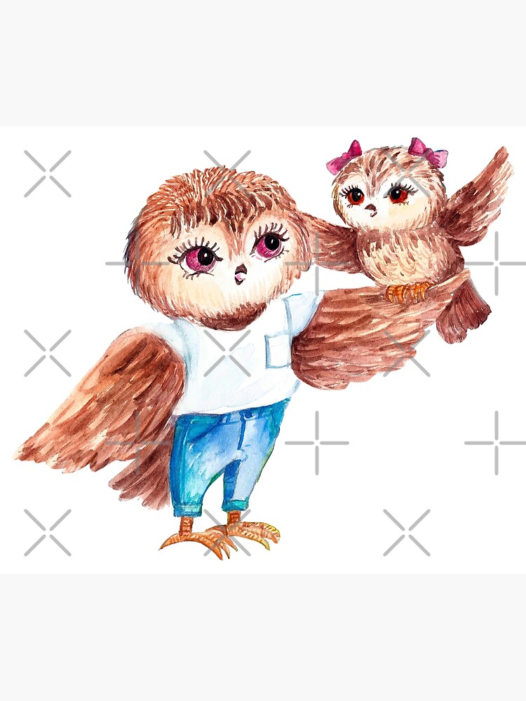 Imágenes De Dibujos Animados De Búhos Bebés