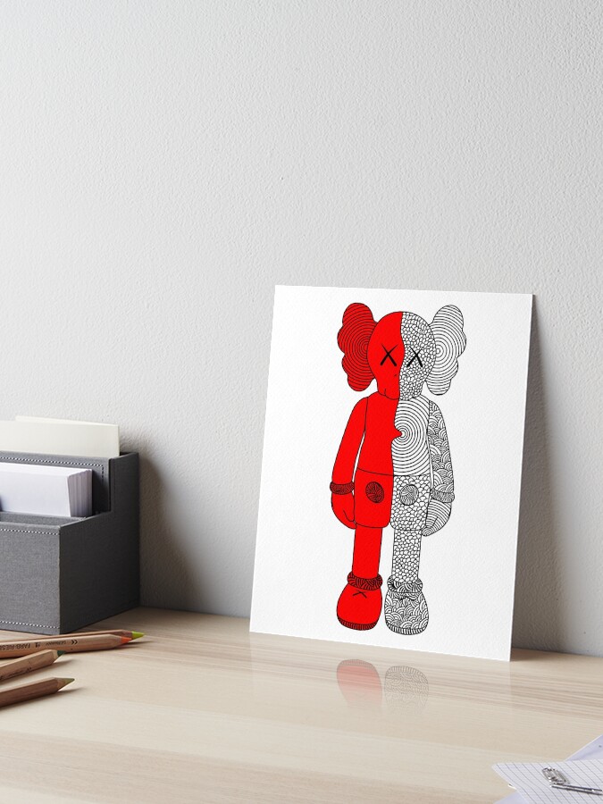 "Doodle red hype" Art Board Print for Sale by SNEAAAAAKY | Redbubble