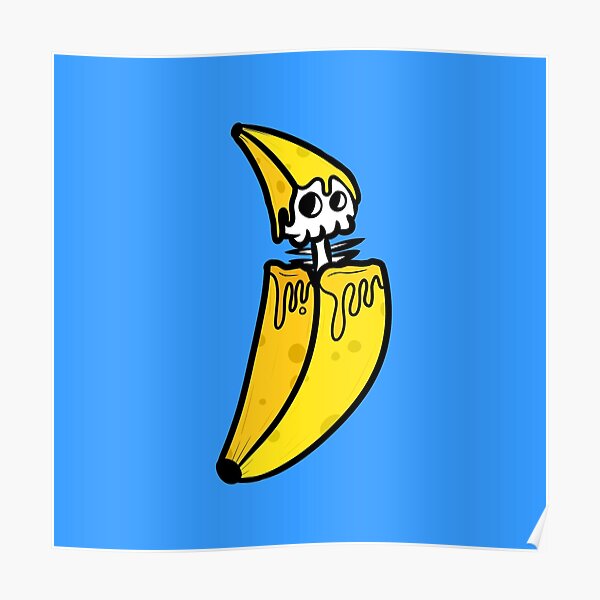 "A Dead Banana" Poster for Sale by KingScribbler | Redbubble