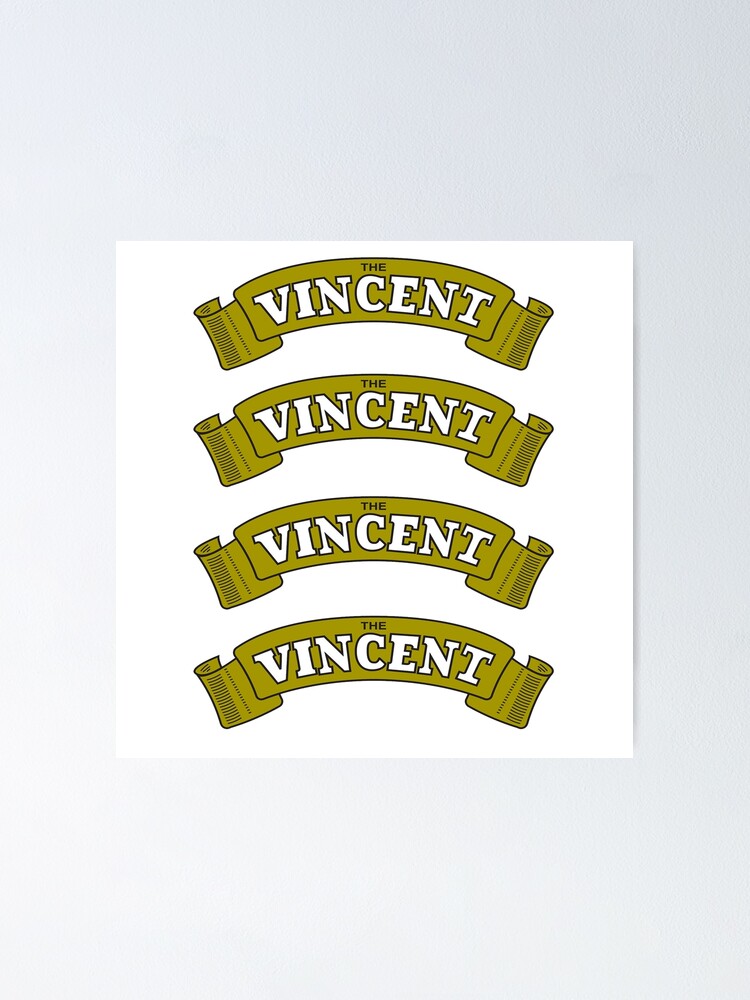 "Vincent Motorcycles Logo" Poster for Sale by m-Ss | Redbubble