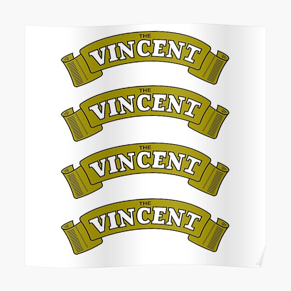 "Vincent Motorcycles Logo" Poster for Sale by m-Ss | Redbubble