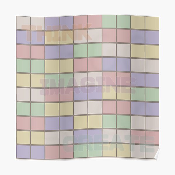 "Block Pattern" Poster for Sale by NahyArt | Redbubble