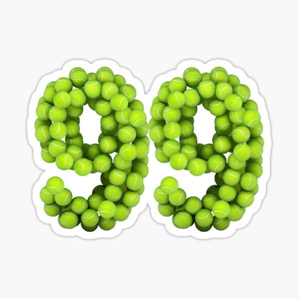 "Tennis Player Number 99 - Tennis Sports ninety-nine Game Set Match 99 ...