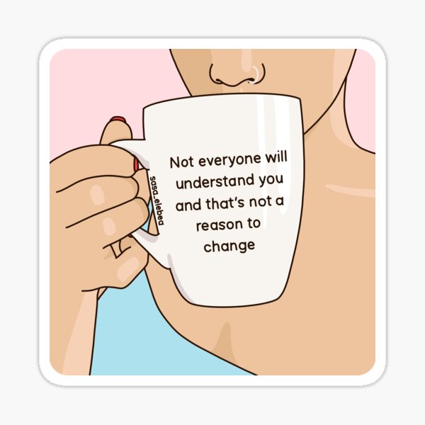 "Understand you by Sasa Elebea" Sticker for Sale by elebea | Redbubble