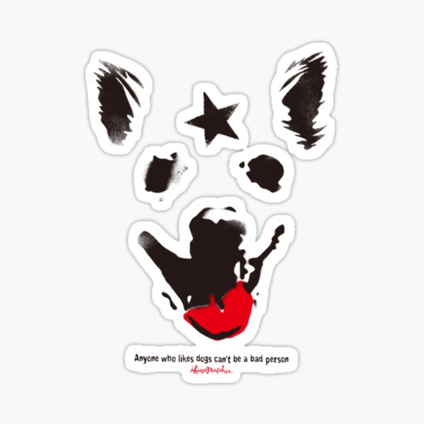 "Dog ATTABOY " Sticker for Sale by KitasGotgi | Redbubble