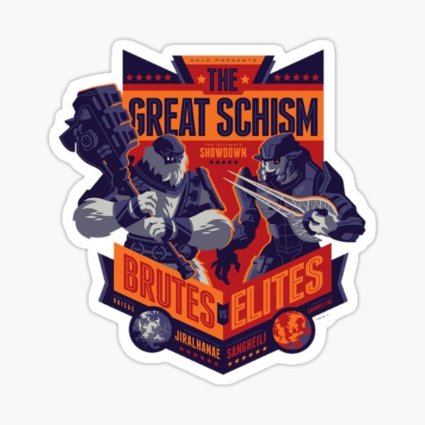 "Schism warrior cartoon illustration" Sticker by Sovikgoswami | Redbubble