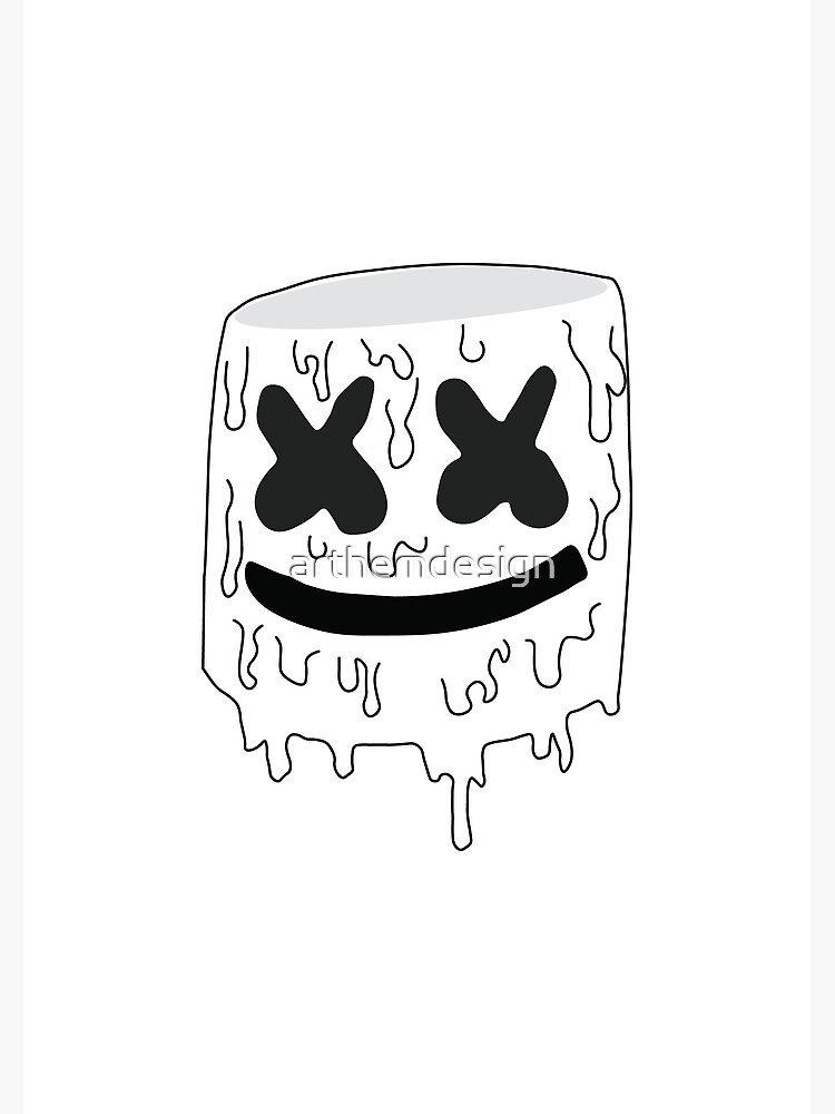 "Marshmello Design" Poster for Sale by arthemdesign | Redbubble