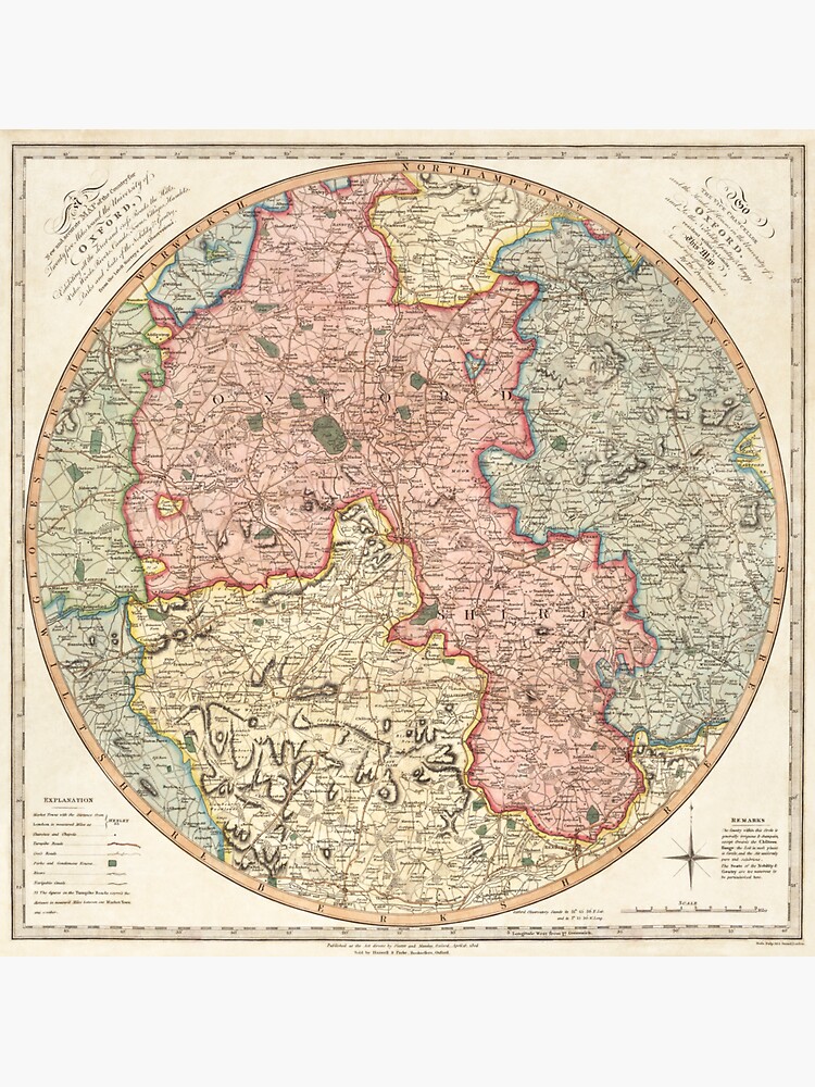 "Vintage World Map (1805) by G. Pawley and Samuel John Neele" Sticker ...