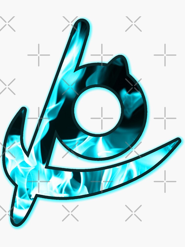 "Reaper RPR Endwalker Blue Flame Job Icon - Final Fantasy XIV" Sticker ...