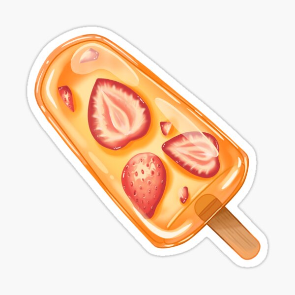 "Cute summer popsicle " Sticker by ArtsyMelon | Redbubble