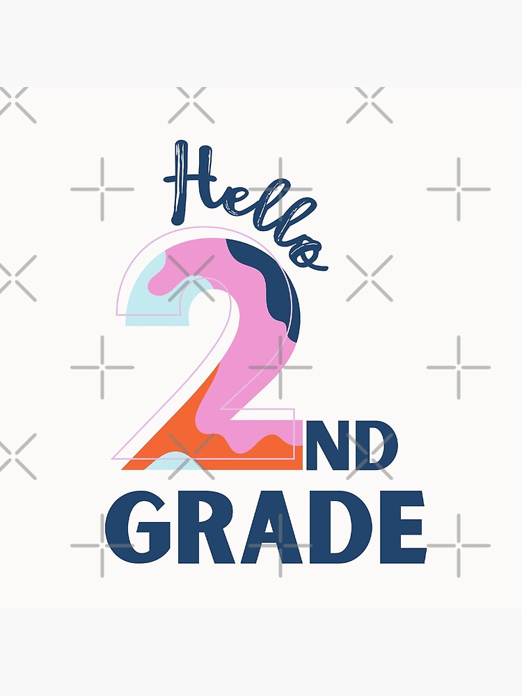 Lámina fotográfica «Hola segundo grado» de Leez-designs | Redbubble