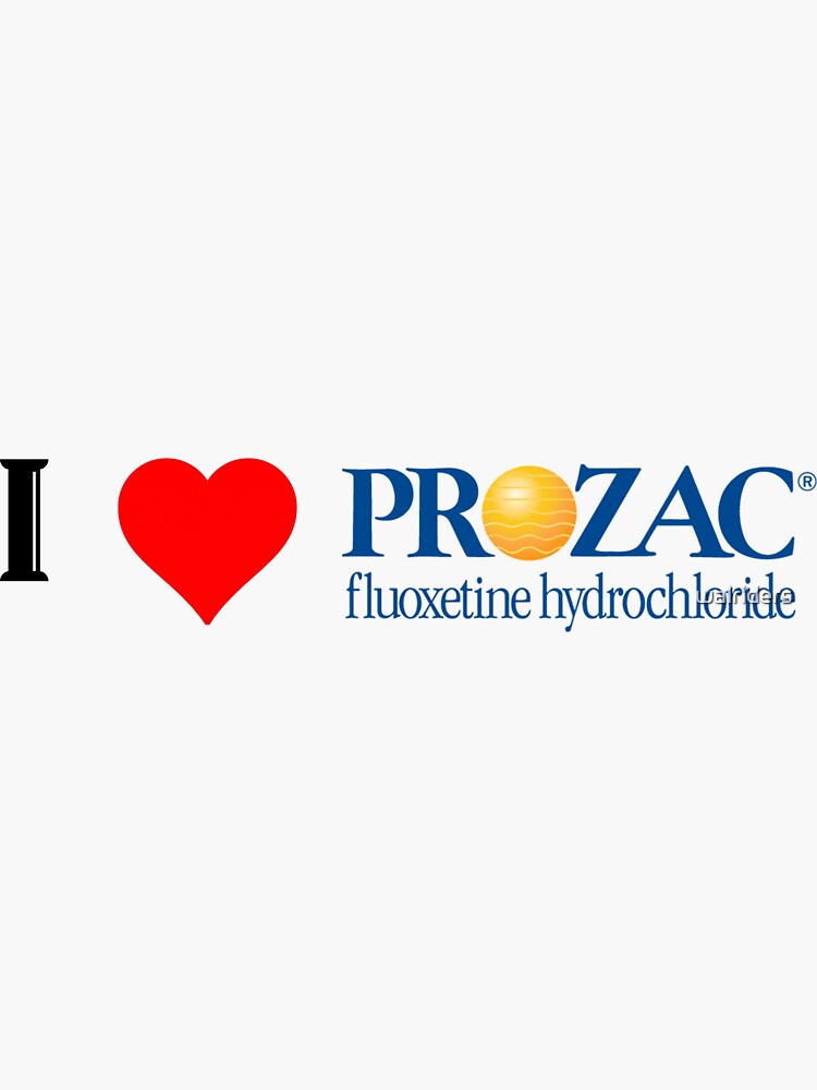 "prozac" Sticker for Sale by walriders | Redbubble