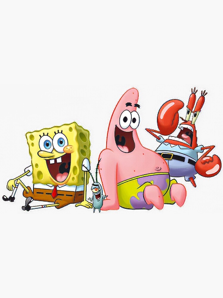 "spongebob clan" Sticker for Sale by Mayne21 | Redbubble