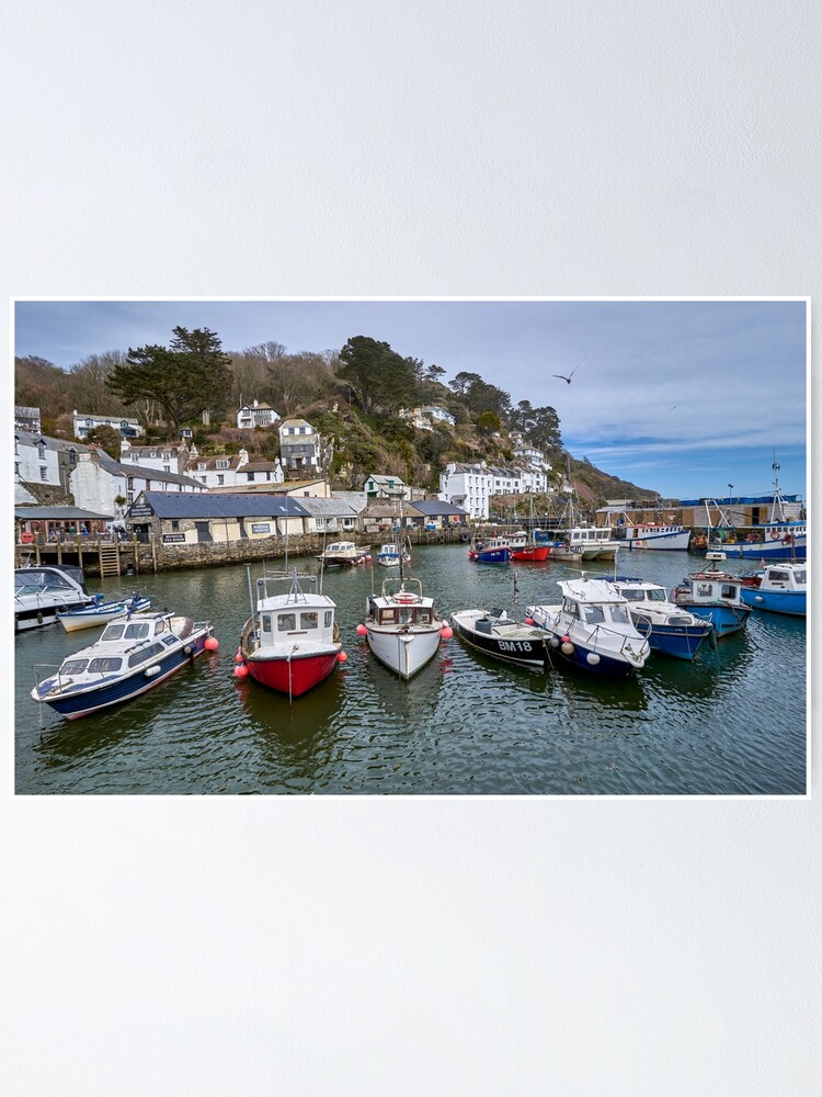 "Polperro Harbour, Cornwall" Poster by VnGphoto | Redbubble