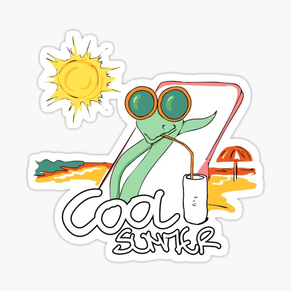 "Cool Summer" Sticker for Sale by CentroCreativo | Redbubble