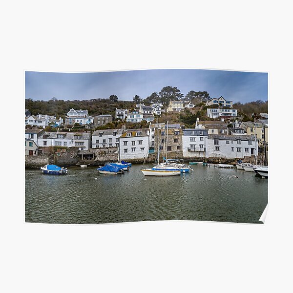 "Polperro Fishing Harbour, Cornwall" Poster for Sale by VnGphoto ...