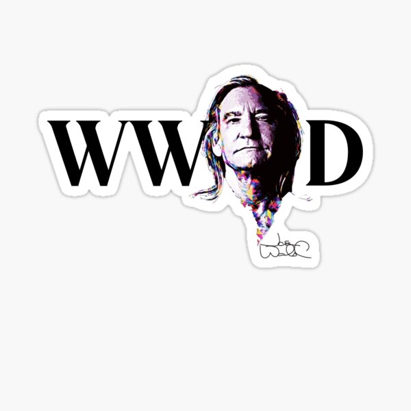 "WWJD" Sticker by SpiralmindIRL | Redbubble