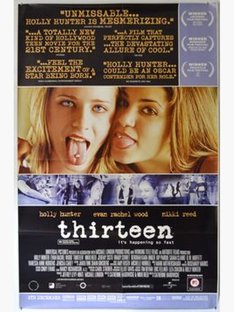 "Thirteen movie" Sticker by brutalsour | Redbubble