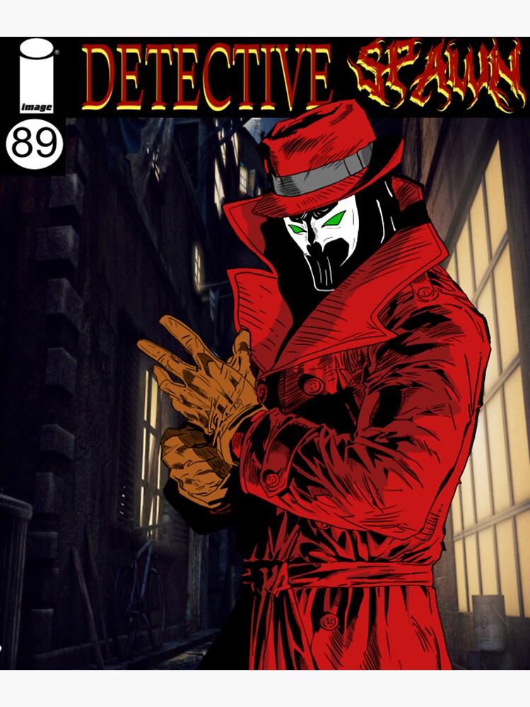 "Detective Spawn" Sticker for Sale by JonaArts | Redbubble