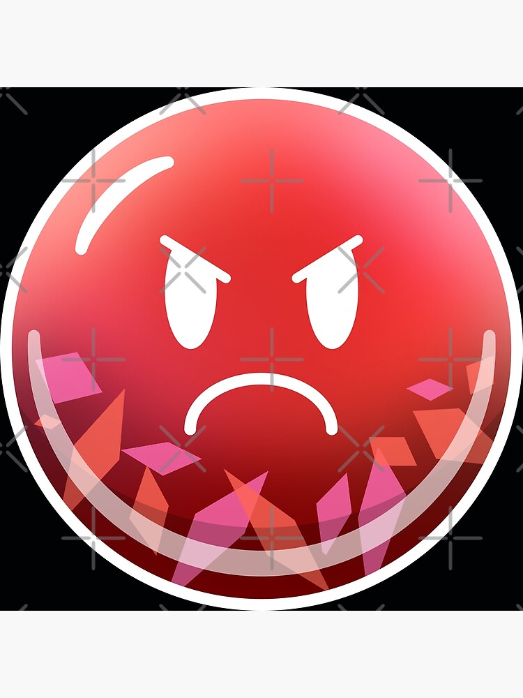 "Angry Face" Poster by Fersen-Carbajal | Redbubble